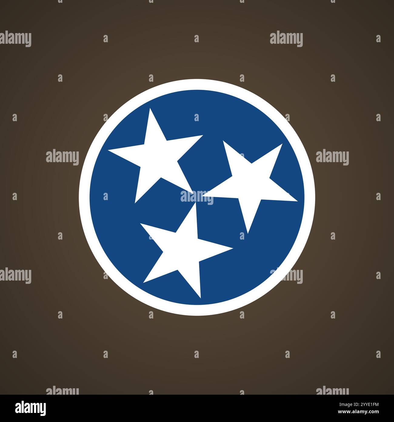 Circle with stars - symbol from the flag of Tennessee Stock Vector ...