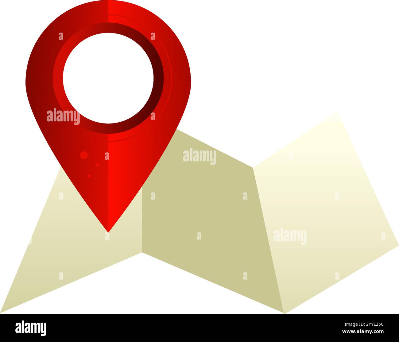 red map pointer, map pin 3D Stock Vector Image & Art - Alamy