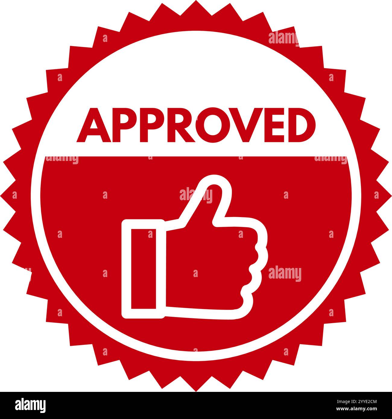 Approved label - vector illustration Stock Vector Image & Art - Alamy