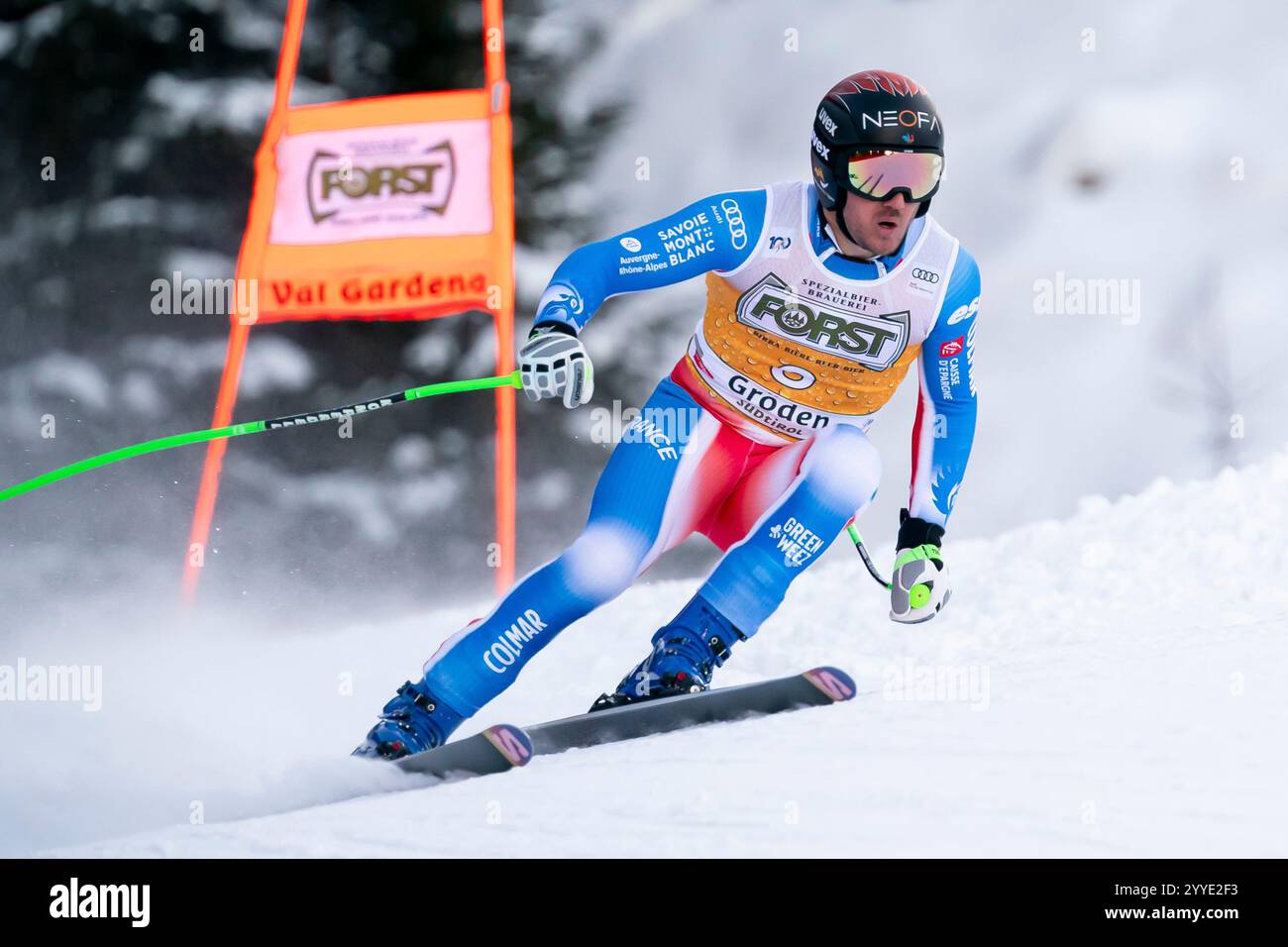 Val Gardena, Italy. 21 December, 2024 ALLEGRE Nils (FRA) competing in ...