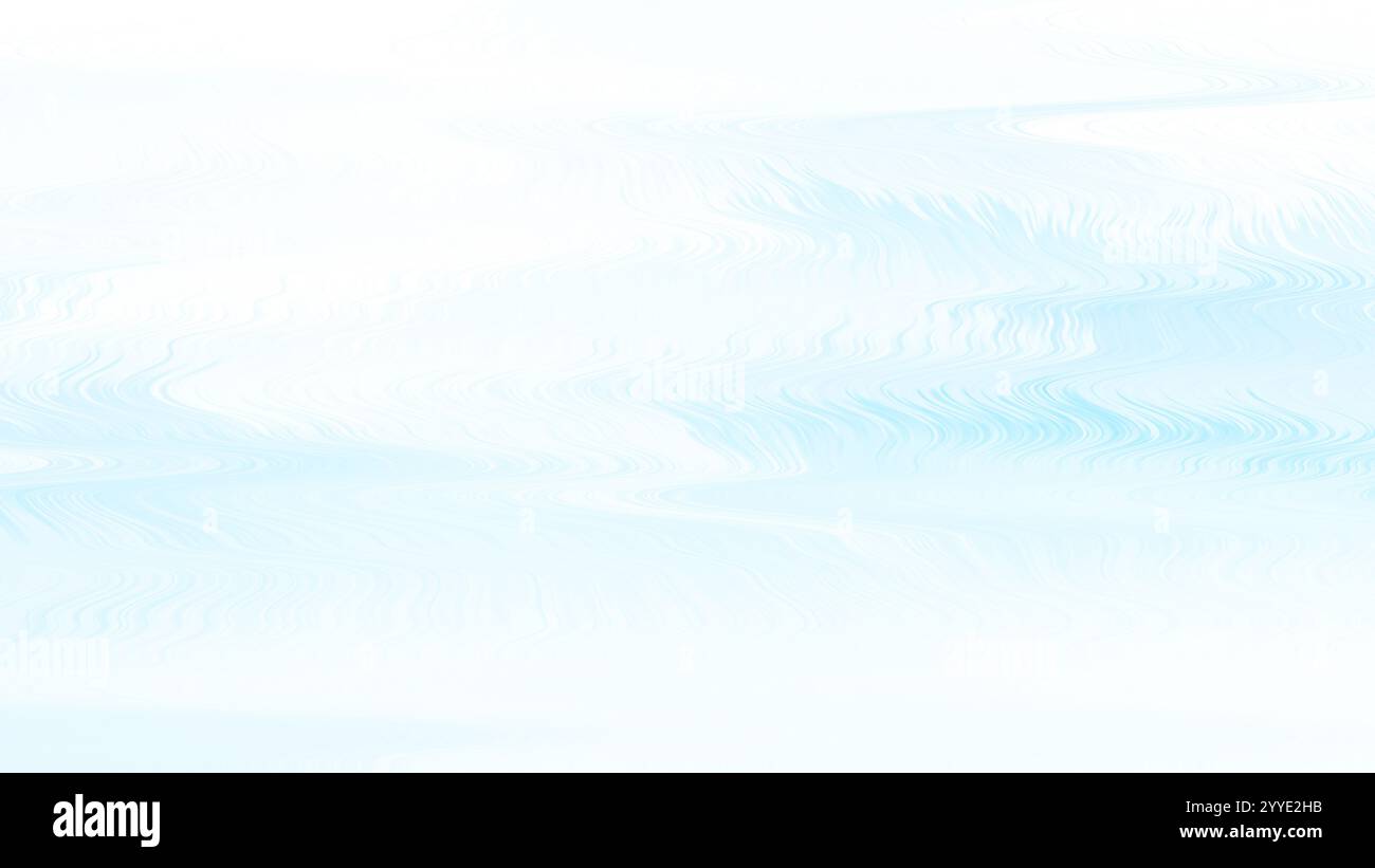 Wavy light turquoise lines on white background. Abstract high ...