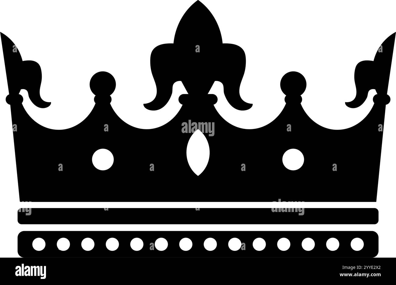 Crown, premium, jewel - vector illustration Stock Vector Image & Art ...