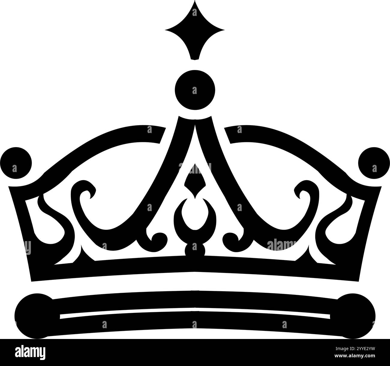 Crown, premium, jewel - vector illustration Stock Vector Image & Art ...