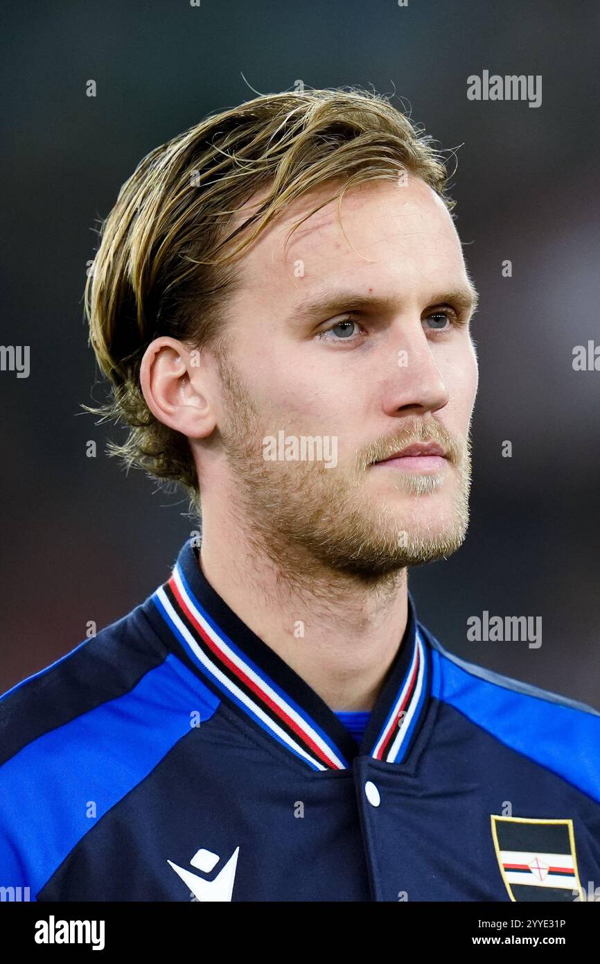 Rome, Italy. 18th Dec, 2024. Melle Meulensteen of UC Sampdoria during ...