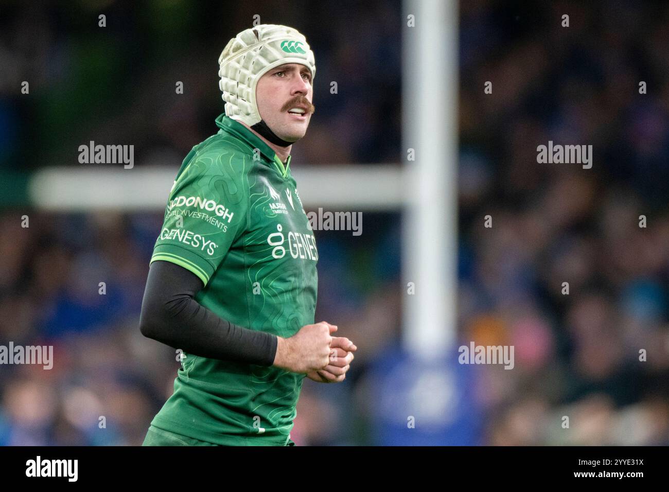 Dublin, Ireland. 21st Dec, 2024. Mack Hansen of Connacht looks on ...