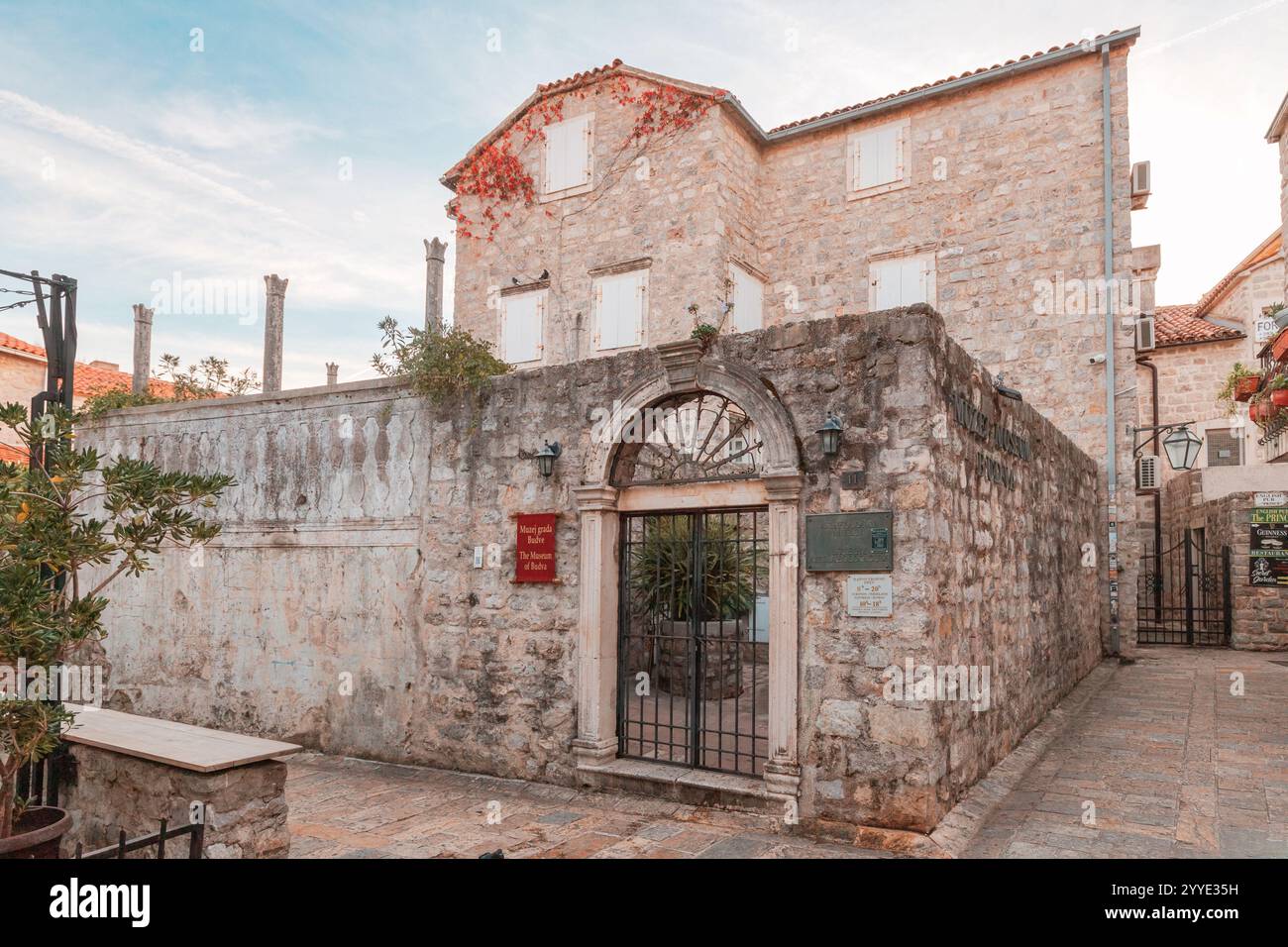 24 October 2024, Budva, Montenegro: Archaeological museum of Budva in ...