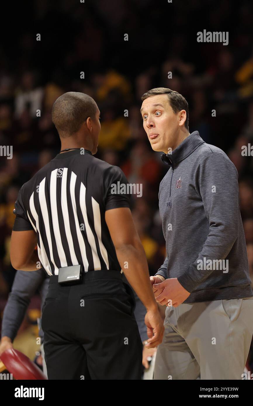 Minneapolis, Minnesota, USA. 21st Dec, 2024. Fairleigh Dickinson ...