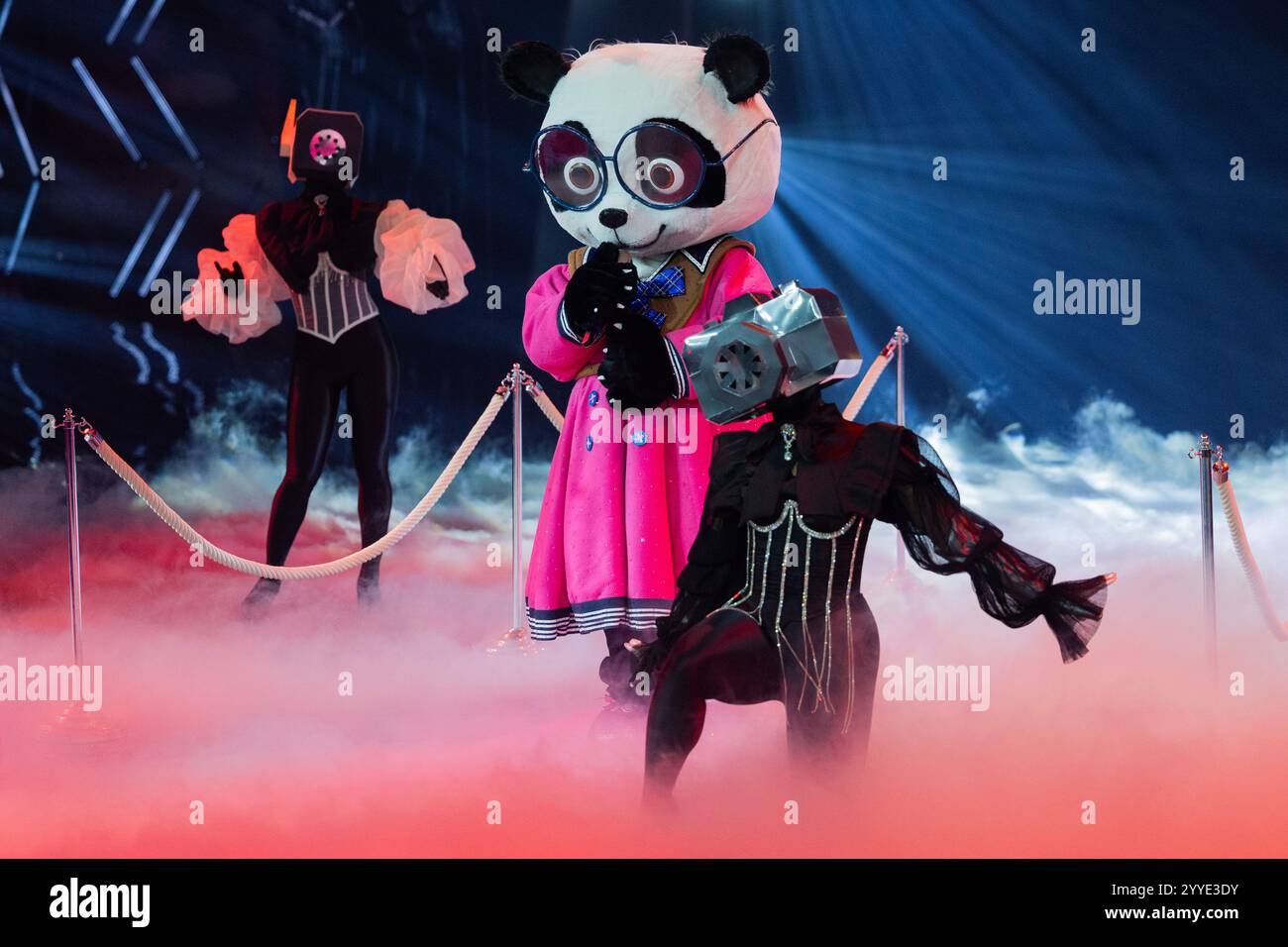 Cologne, Germany. 21st Dec, 2024. The character "The Panda" is on stage ...