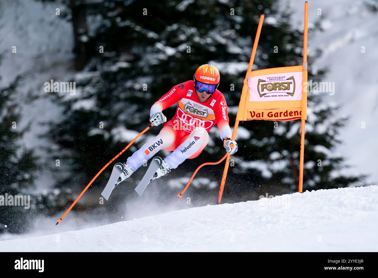 Val Gardena, Italy. 21 December, 2024 MURISIER Justin (SUI) competing ...
