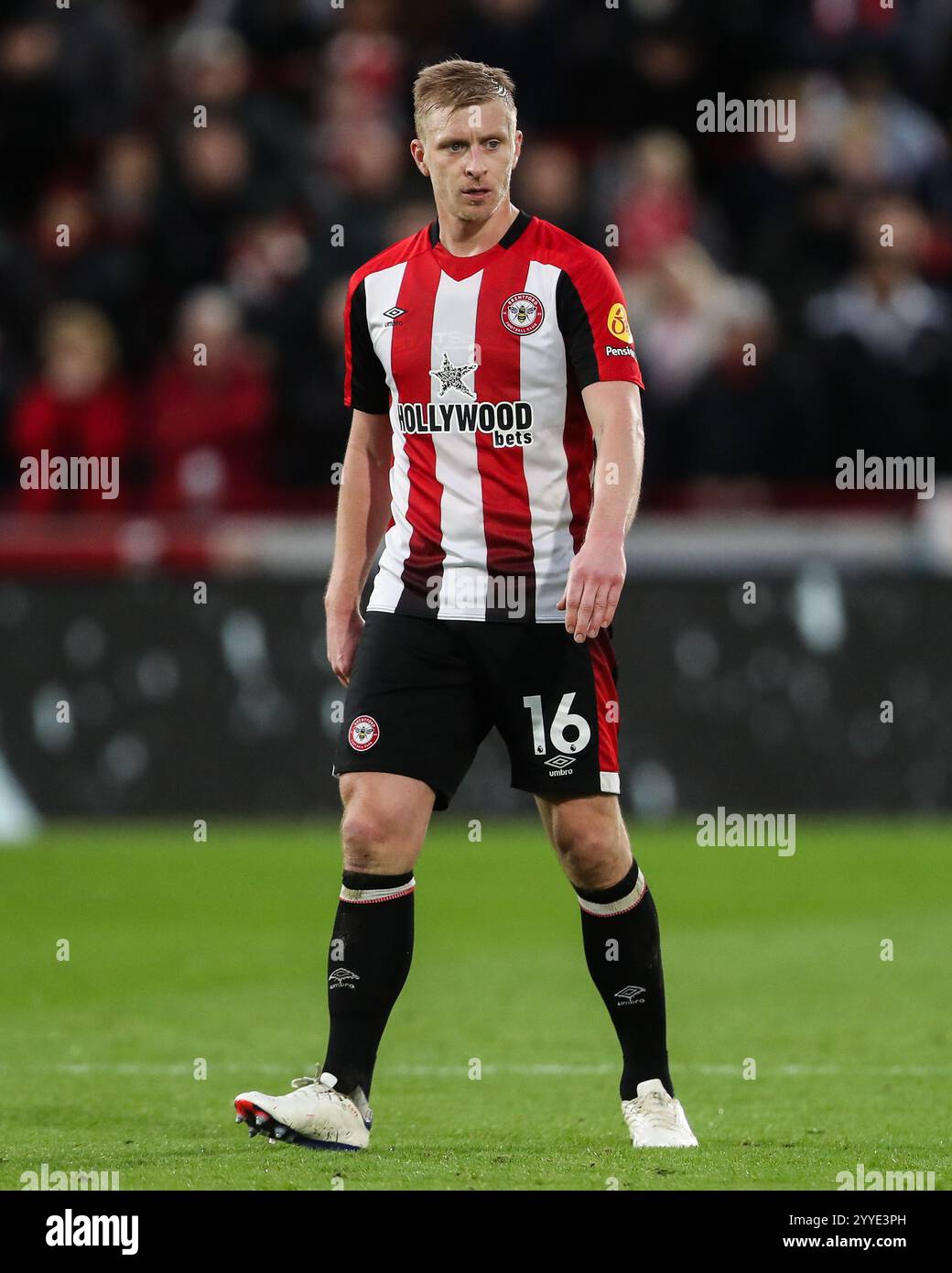 Ben Mee of Brentford during the Premier League match Brentford vs ...