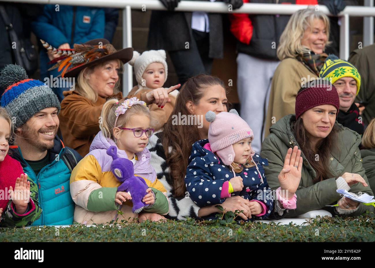 Ascot, Berkshire, UK. 21st December, 2024. Despite it being a chilly ...