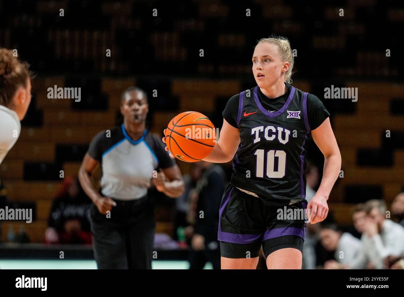 ORLANDO, FL - DECEMBER 21: TCU Horned Frogs guard Hailey Van Lith (10 ...