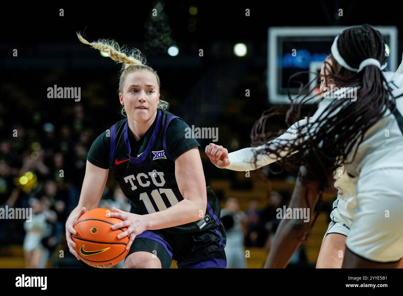 ORLANDO, FL - DECEMBER 21: TCU Horned Frogs guard Hailey Van Lith (10 ...