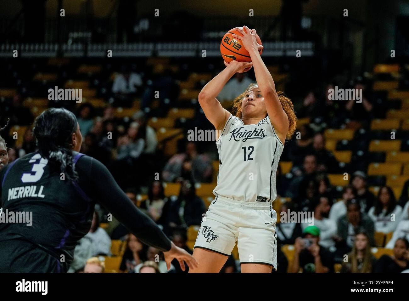 ORLANDO, FL - DECEMBER 21: UCF Knights guard Emely Rodriguez (12 ...