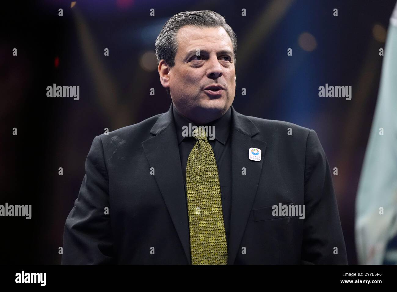 Mauricio Sulaimán, President of the World Boxing Council, at the ...