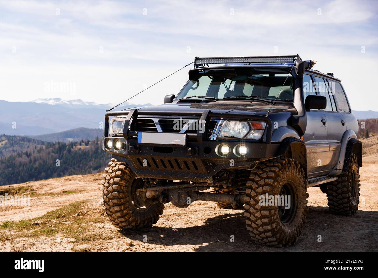 Experience thrilling journey on mountain hi-res stock photography and ...
