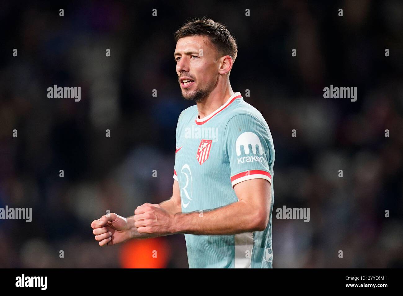 Barcelona, Spain. 21st Dec, 2024. Clement Lenglet of Atletico de Madrid ...