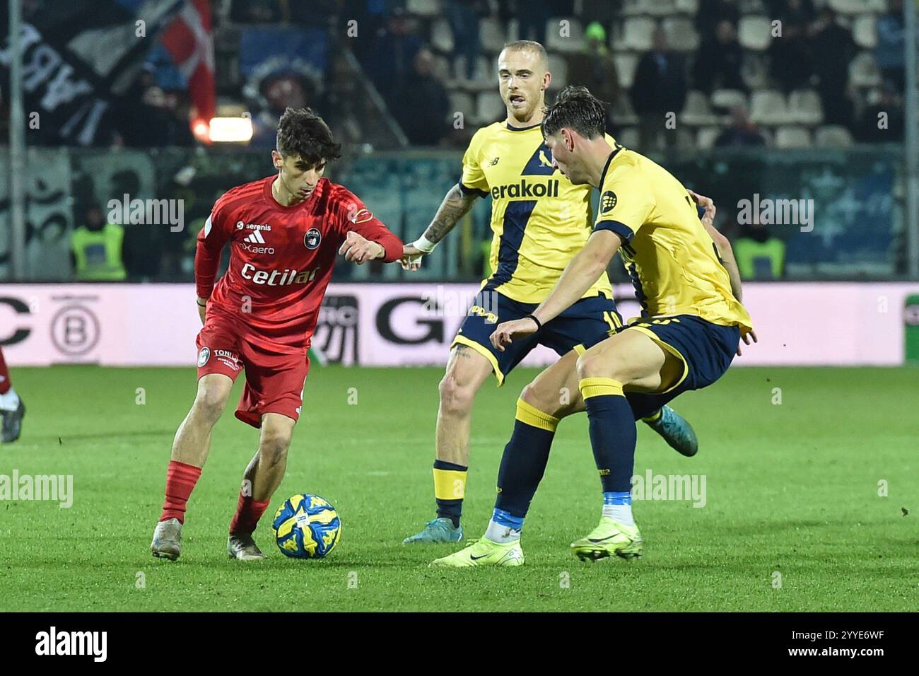 Modena, Italy. 21st Dec, 2024. Alessandro Arena (Pisa) during Modena FC ...