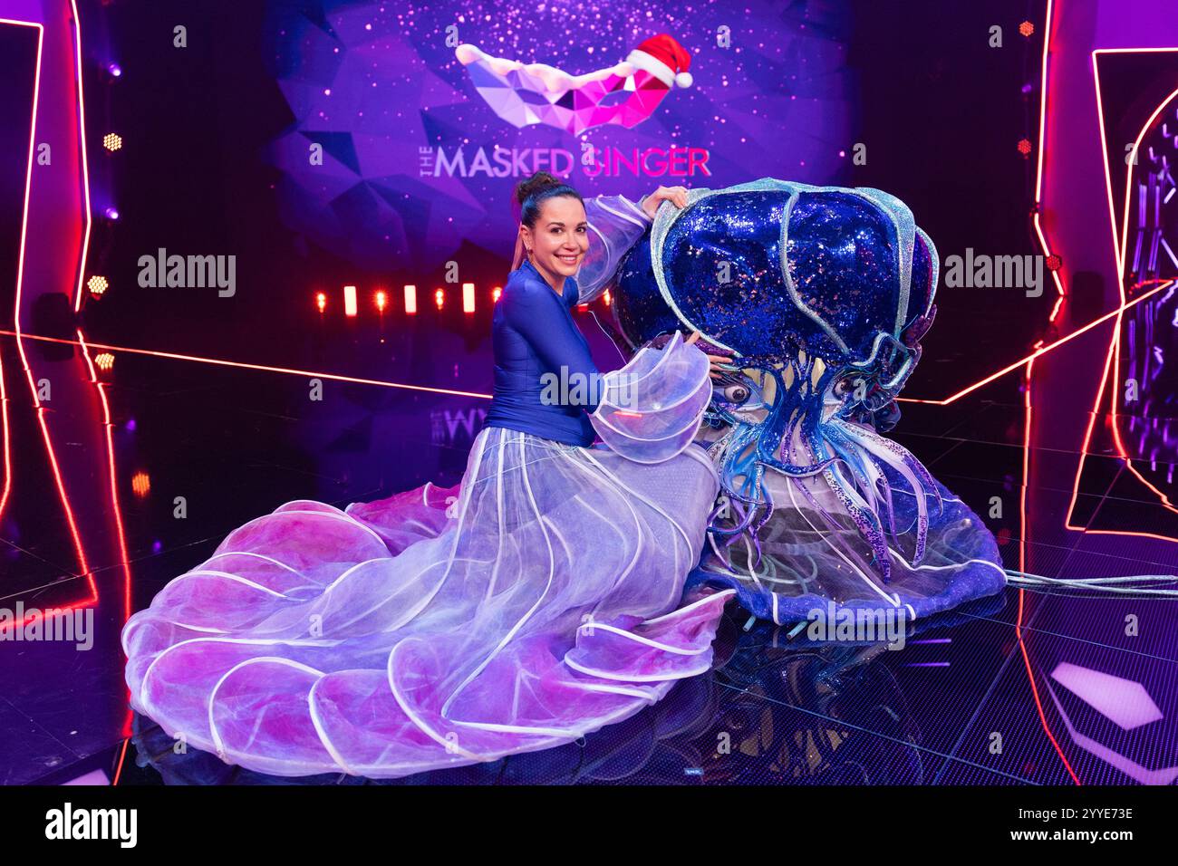 Cologne, Germany. 21st Dec, 2024. Singer Mandy Capristo appears on ...