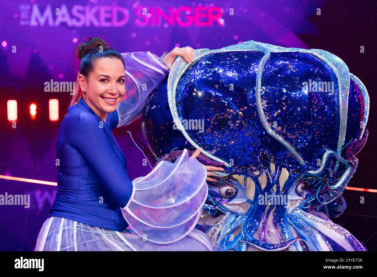 Cologne, Germany. 21st Dec, 2024. Singer Mandy Capristo appears on ...