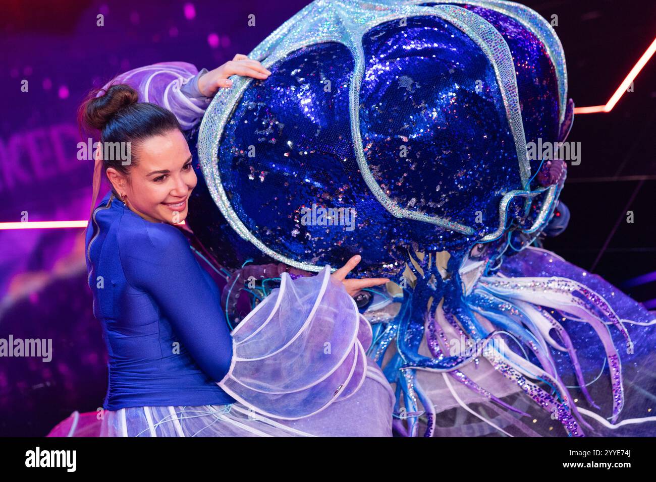 Cologne, Germany. 21st Dec, 2024. Singer Mandy Capristo appears on ...