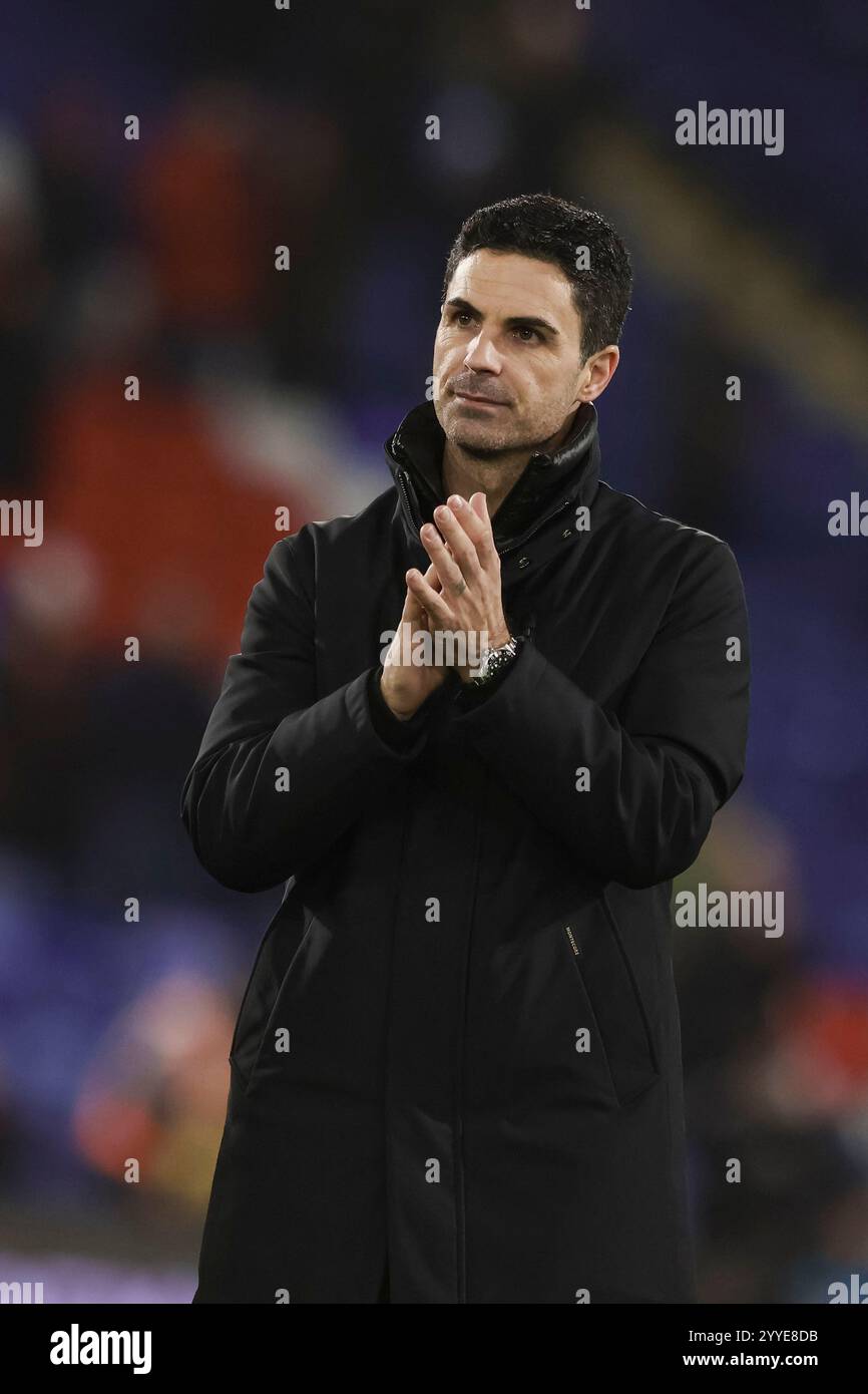 Mikel Arteta manager of Arsenal at full time during the Premier League ...