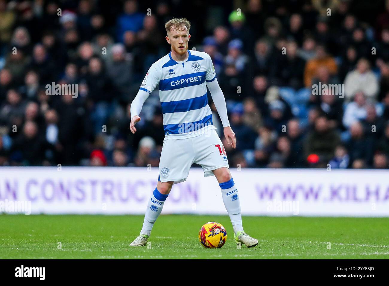 Liam Morrison of Queens Park Rangers runs with the ball during the Sky ...