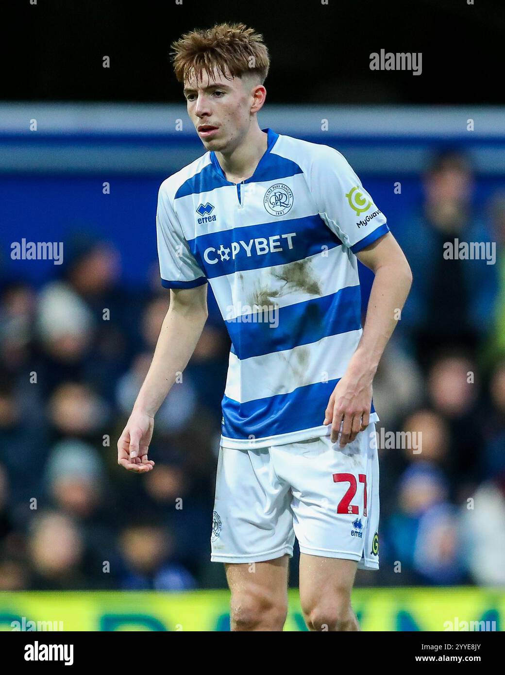 Kieran Morgan of Queens Park Rangers looks on during the Sky Bet ...