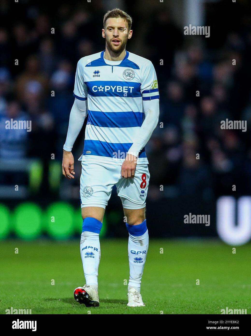 Sam Field of Queens Park Rangers looks on during the Sky Bet ...