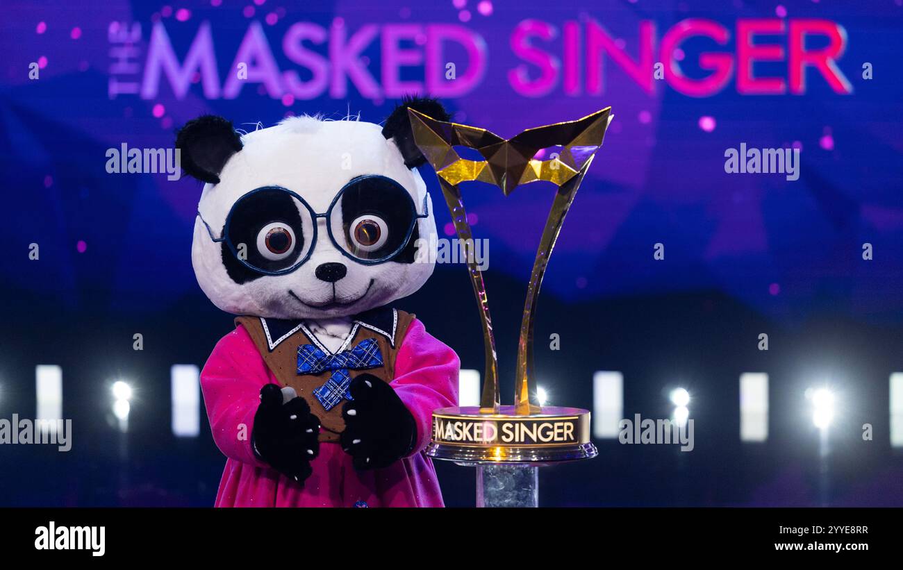 Cologne, Germany. 21st Dec, 2024. The character "The Panda" stands on ...