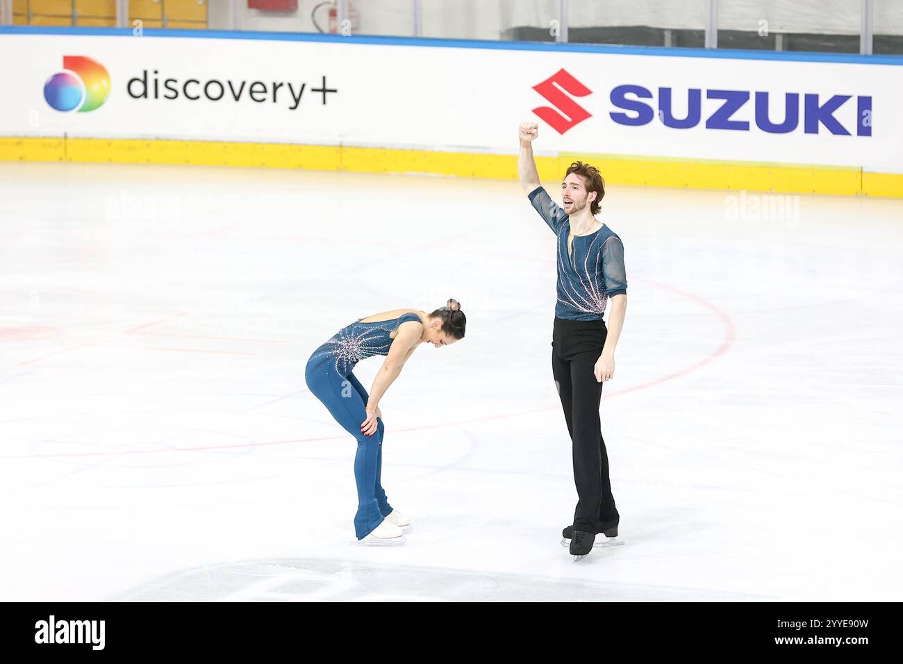 Varese, Italy. 21 december, 2024. Sara CONTI / Niccolo' MACII at the ...