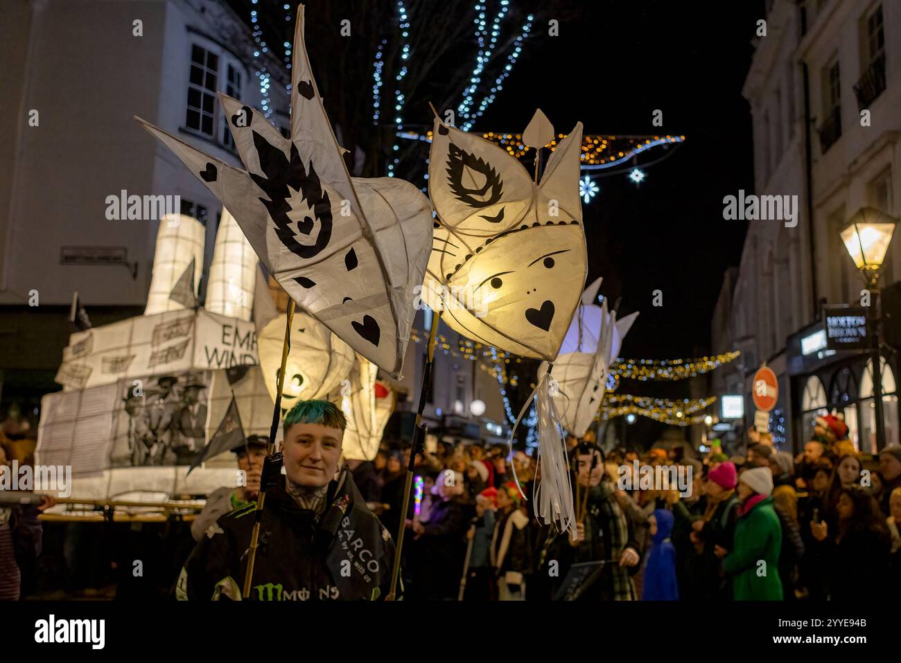 City of Brighton & Hove, East Sussex, UK. Burning the Clocks is a ...