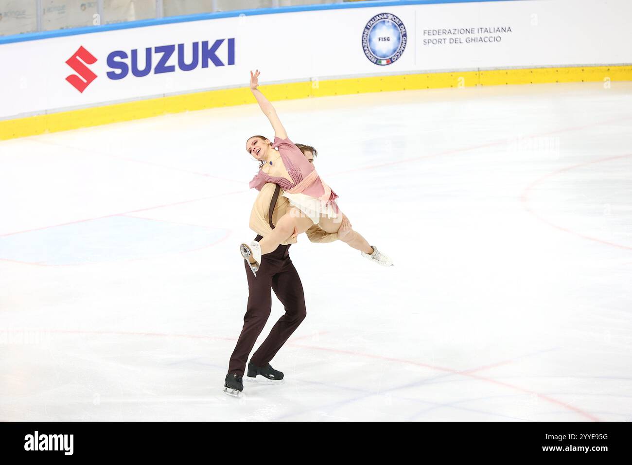 Varese, Italy. 21 december, 2024. Victoria MANNI / Carlo Antonio Guido ...