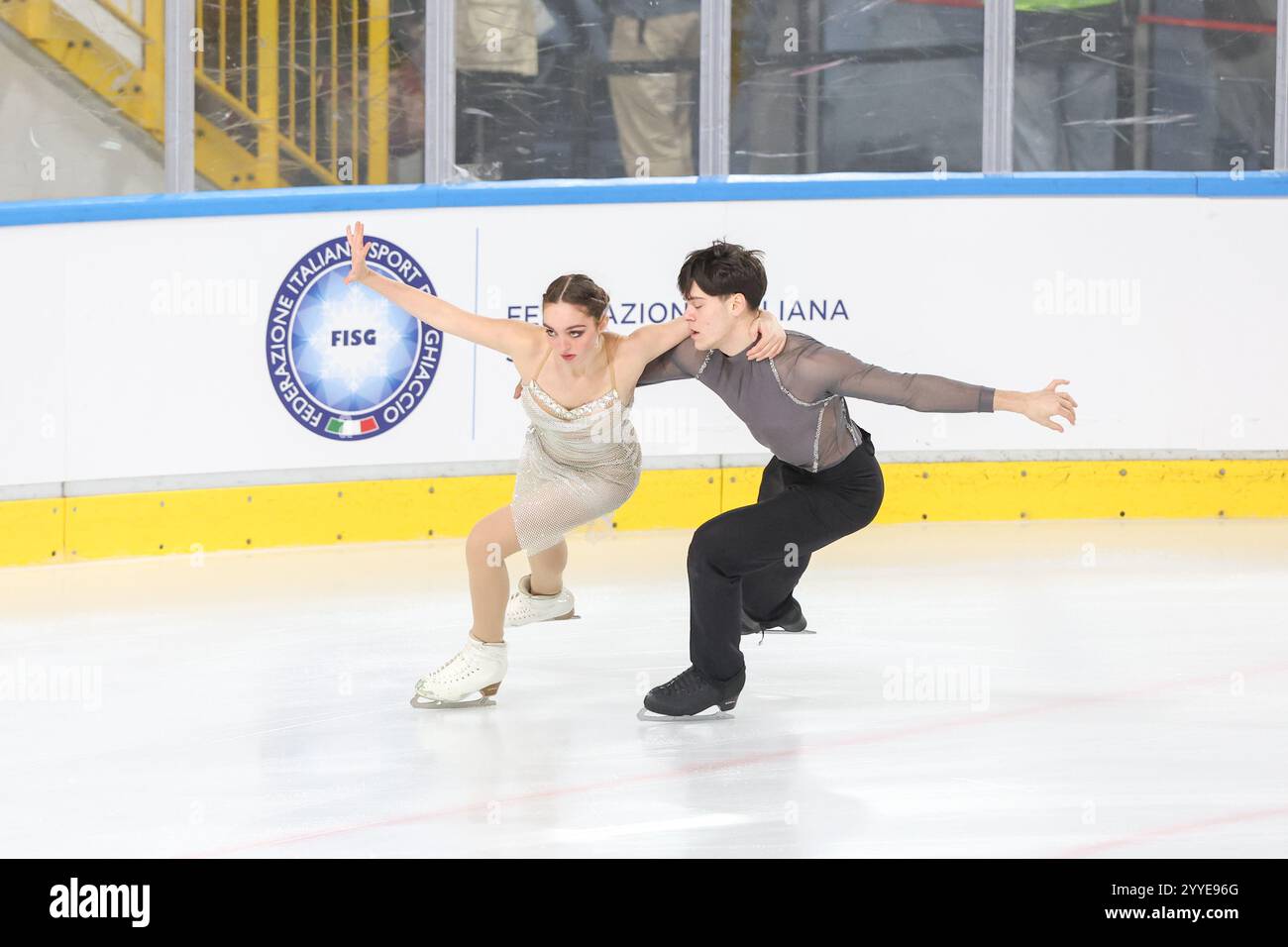 Varese, Italy. 21 december, 2024. Giulia Isabella PAOLINO / Andrea TUBA at the ICE SKATING ...