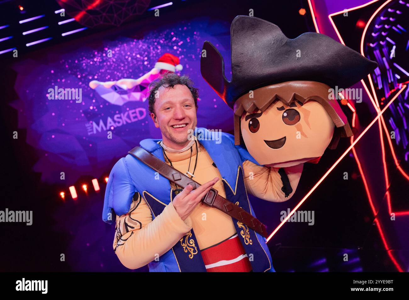 Cologne, Germany. 21st Dec, 2024. Singer Joris is on stage as the ...