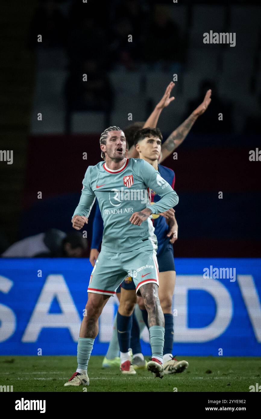 Barcelona, Spain. 21st Dec, 2024. Rodrigo De Paul (Atlético de Madrid ...