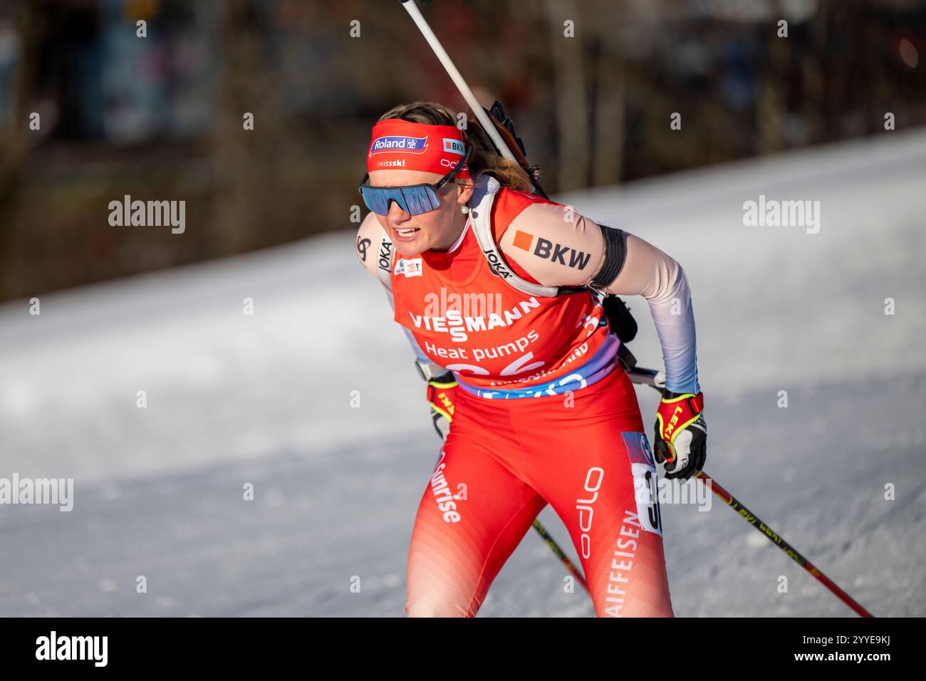 Le Grand Bornand, France. 21st Dec, 2024. MEIER Lea, Women 10 Km ...
