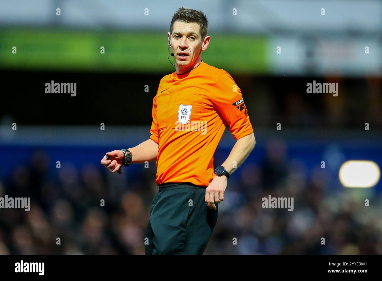 London, UK. 13th Nov, 2023. Referee Matt Donohue in action during the ...