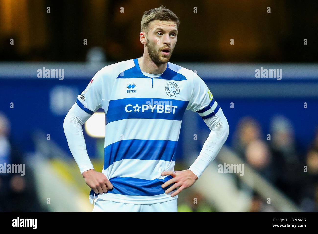 London, UK. 13th Nov, 2023. Sam Field of Queens Park Rangers looks on ...