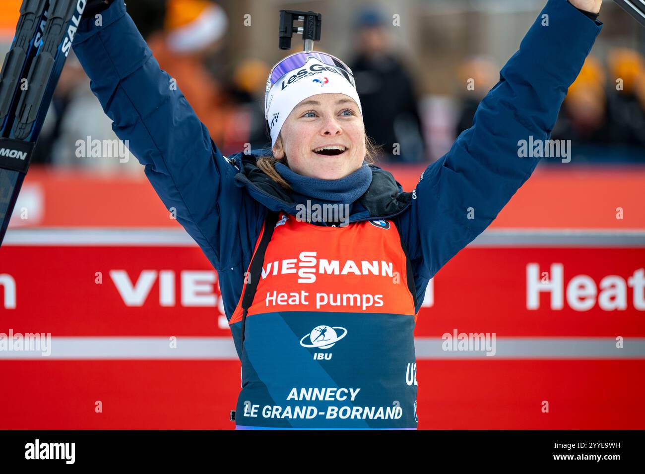 Le Grand Bornand, France. 21st Dec, 2024. RICHARD Jeanne, Women 10 Km ...