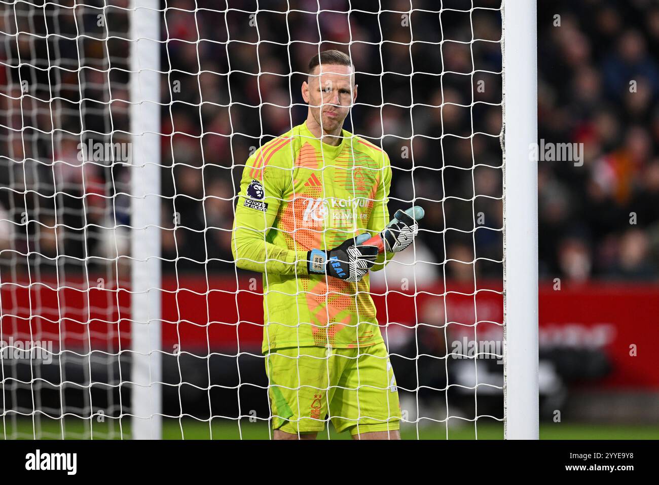 Matz Sels, Nottingham Forest goalkeeper during the Premier League match ...