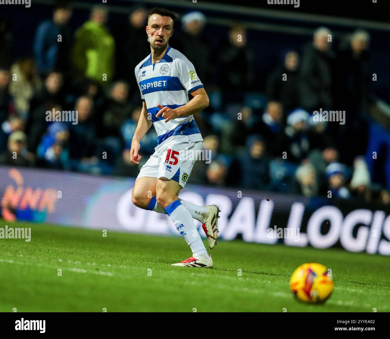 London, UK. 13th Nov, 2023. Morgan Fox of Queens Park Rangers in action ...