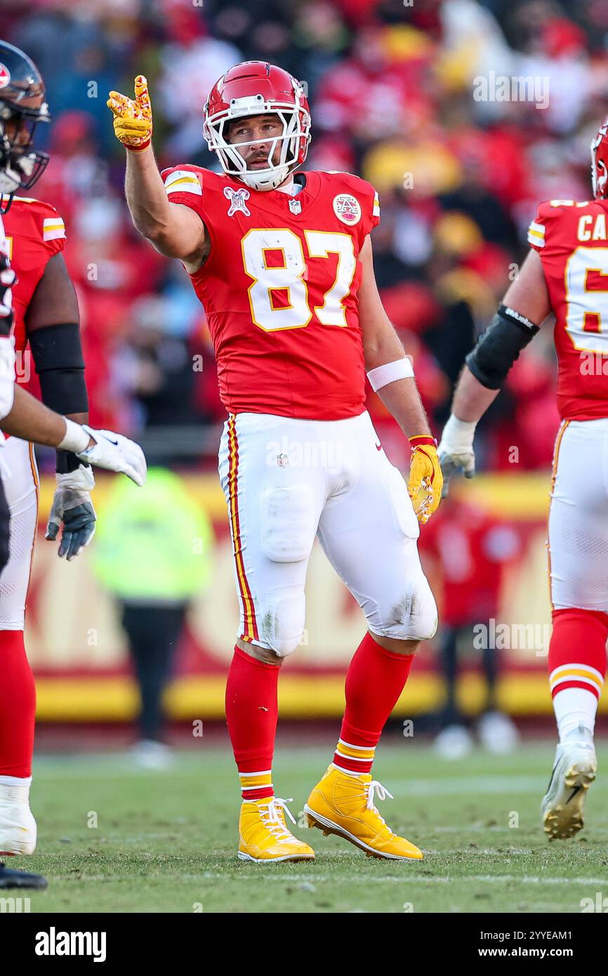 December 21, 2024: Kansas City Chiefs tight end Travis Kelce (87 ...
