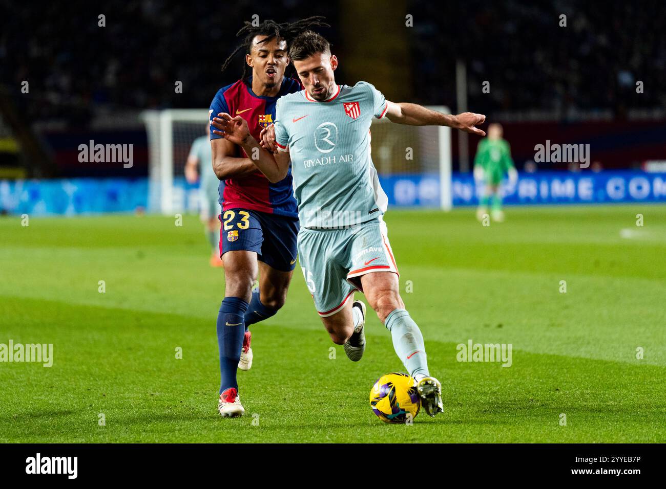Barcelona, Spain. 21st Dec, 2024. Clement Lenglet (Atletico de Madrid ...