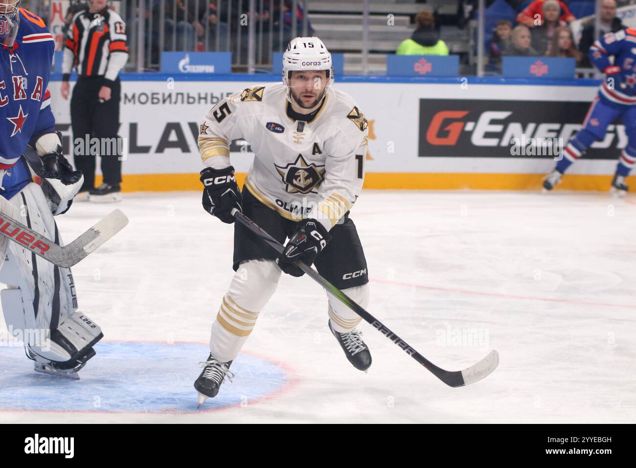 Saint Petersburg, Russia. 21st Dec, 2024. Yegor Petukhov (15) Admiral ...