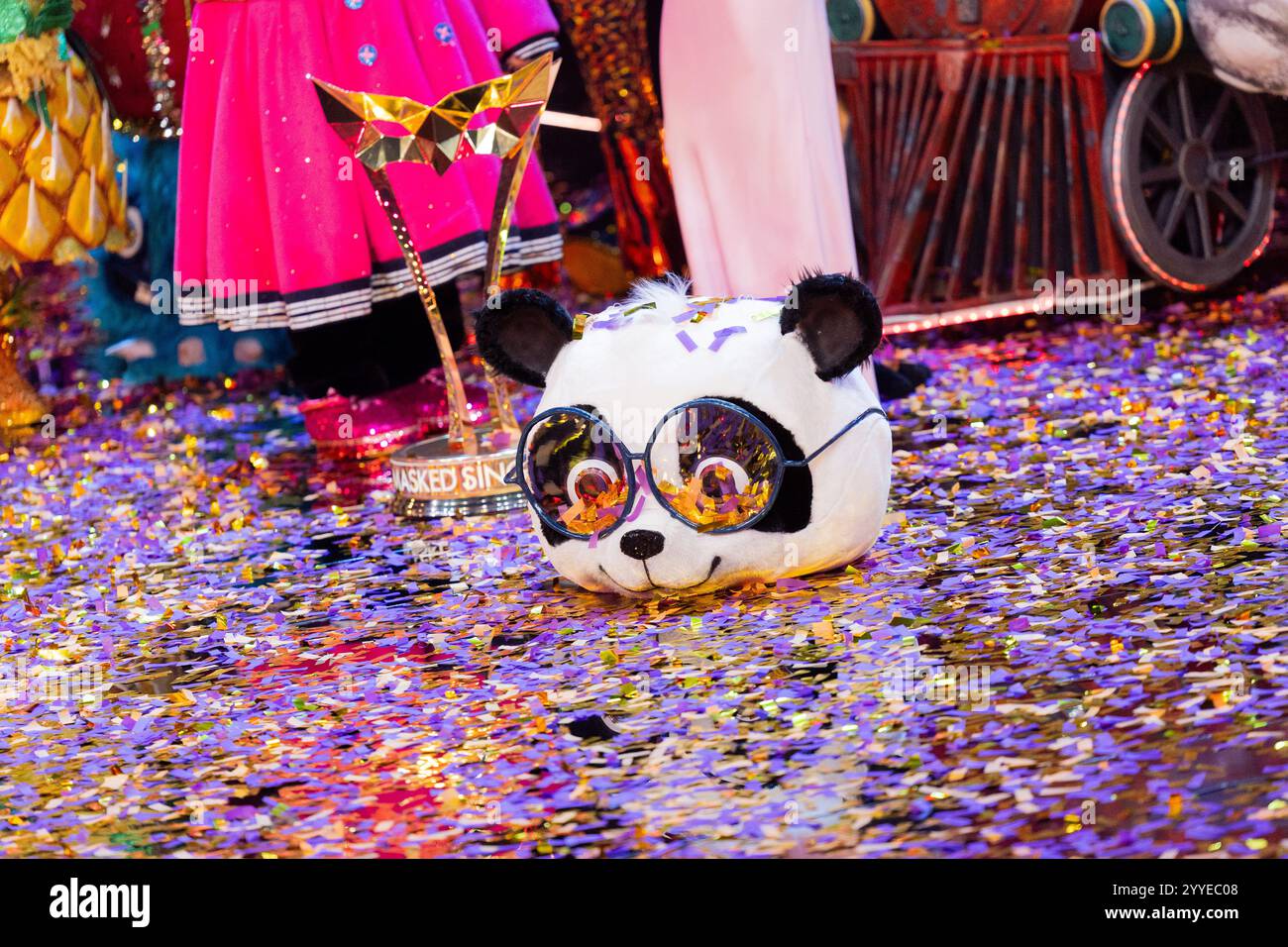 Cologne, Germany. 22nd Dec, 2024. The head of the character "The Panda ...