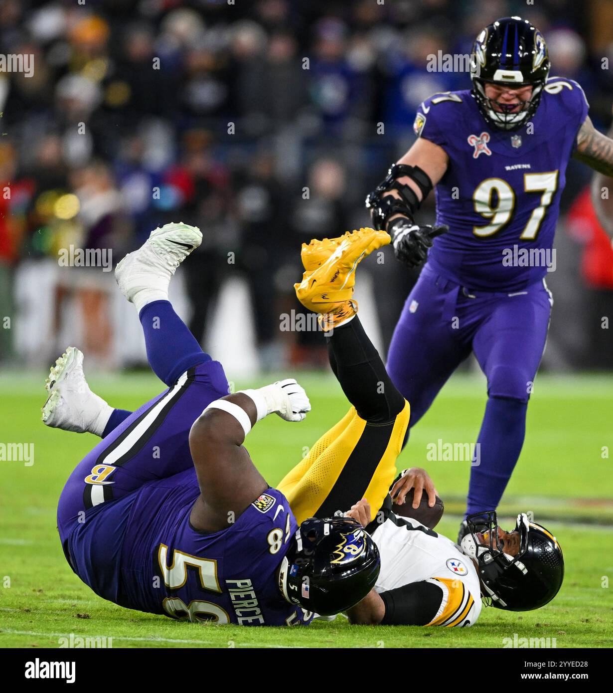 Baltimore, United States. 21st Dec, 2024. Pittsburgh Steelers ...