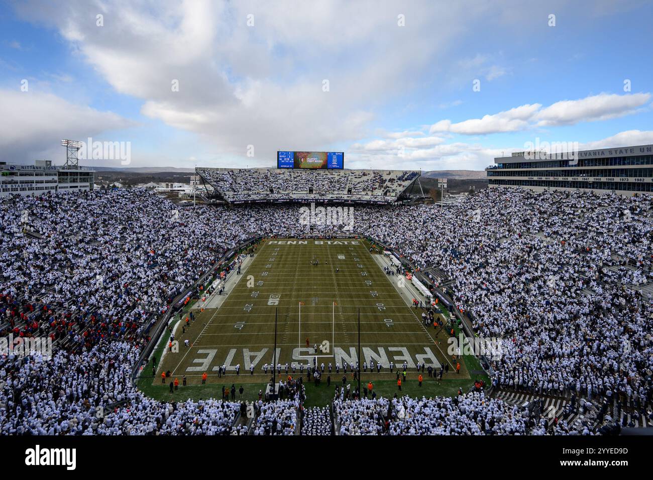 December 21, 2024: A detailed view of Beaver Stadium before the NCAA ...