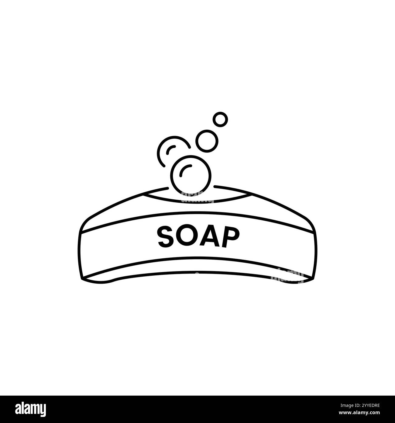 Bar soap foam icon hi-res stock photography and images - Alamy