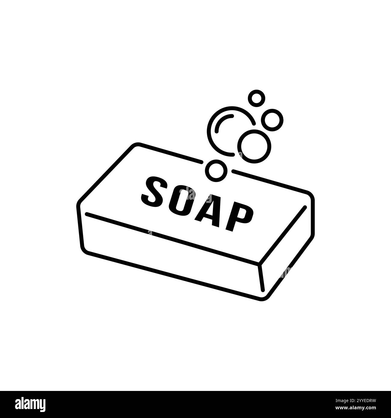 Bar soap foam icon hi-res stock photography and images - Alamy